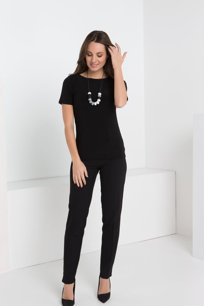 Women's skinny leg low rise key loop pant - CD Uniforms
