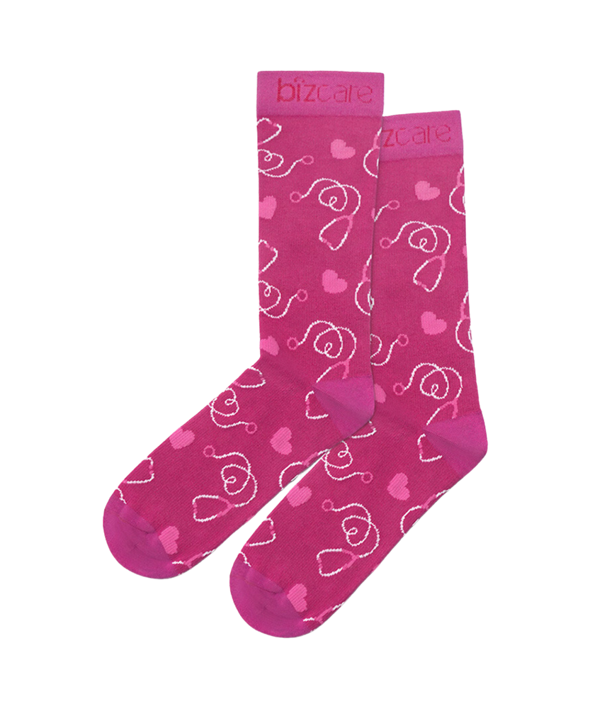 Pink Ribbon Comfort Socks - CD Uniforms