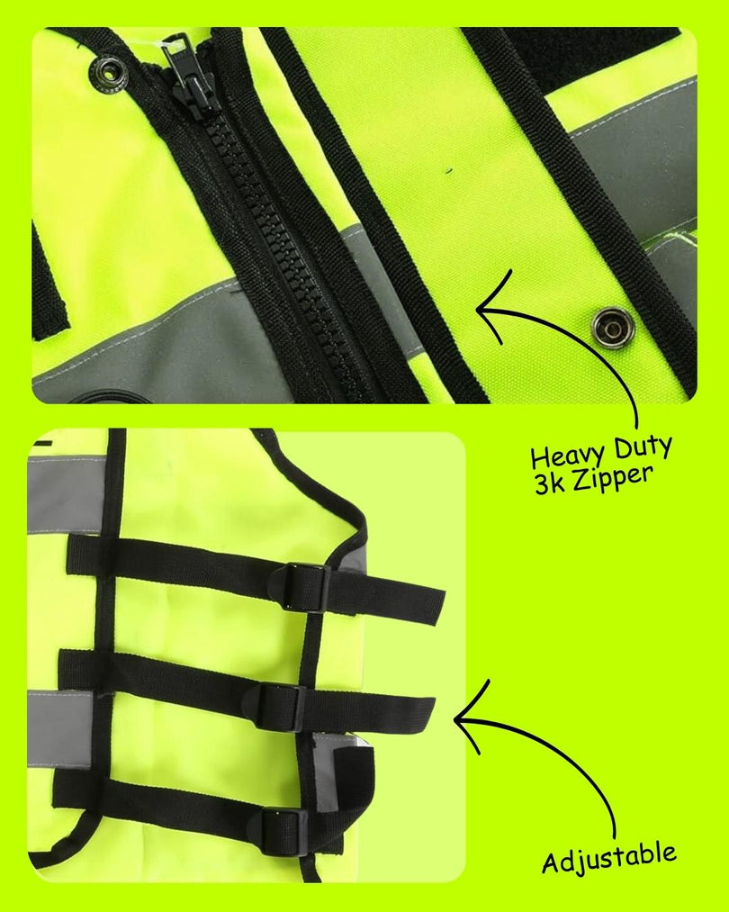 Premium Hi-Vis Tactical Security Vest | V63926-HV - CD Uniforms
