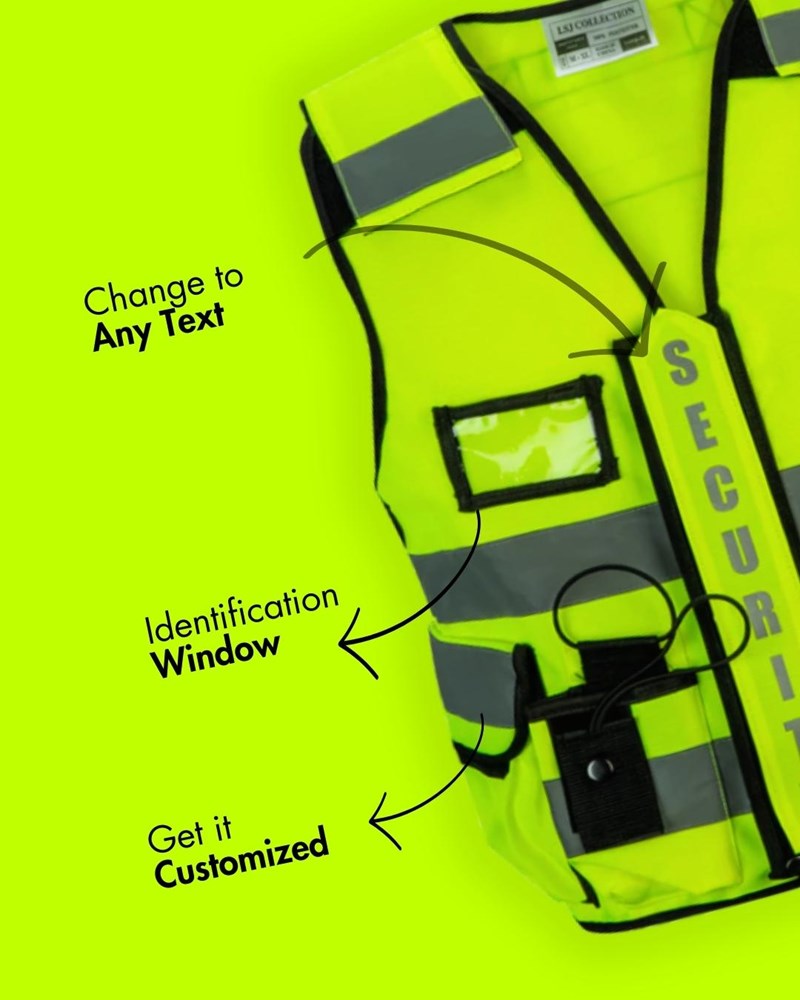Premium Hi-Vis Tactical Security Vest | V63926-HV - CD Uniforms