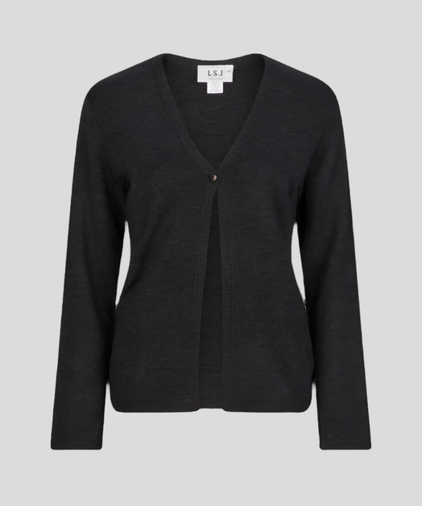 WB410-CHA Australian Made single button cardigan